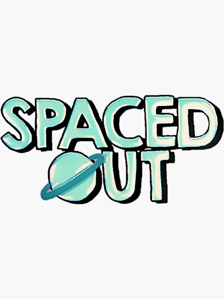 "Spaced Out" Sticker for Sale by erinaugusta | Redbubble