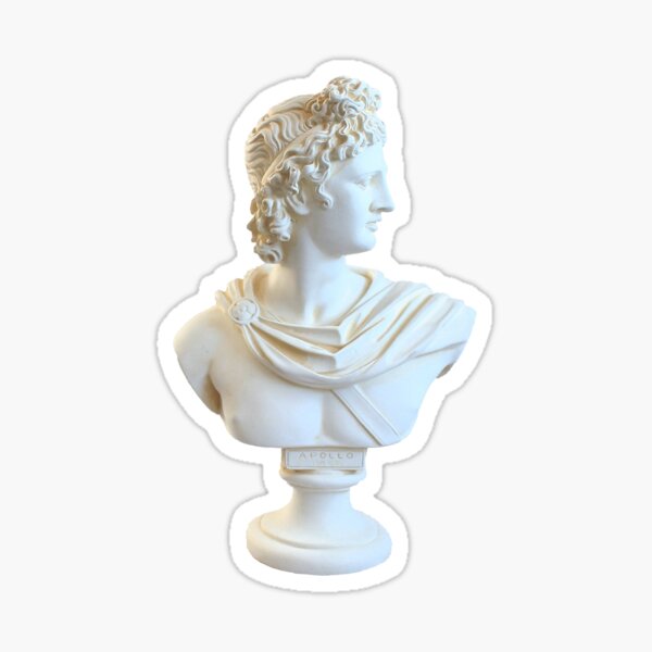 "Greek Apollo Statue " Sticker for Sale by stellersjay | Redbubble