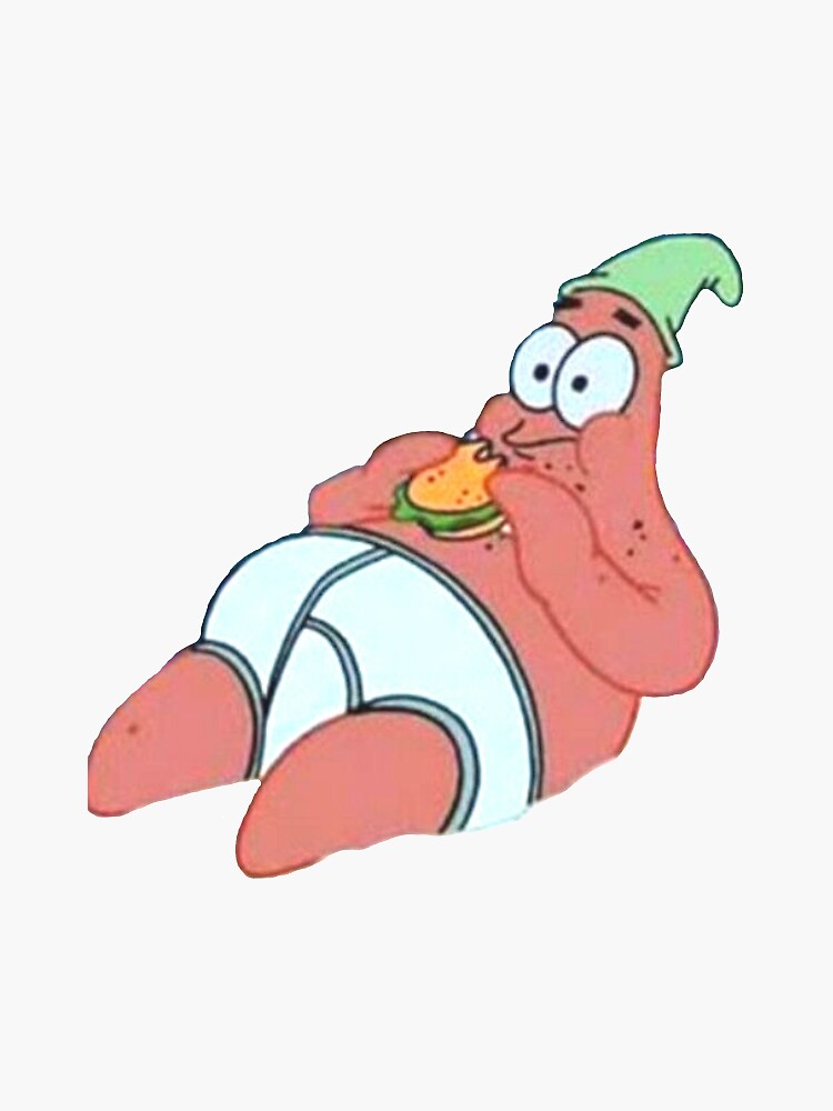 "Patrick Star meme" Sticker for Sale by wanderIust | Redbubble