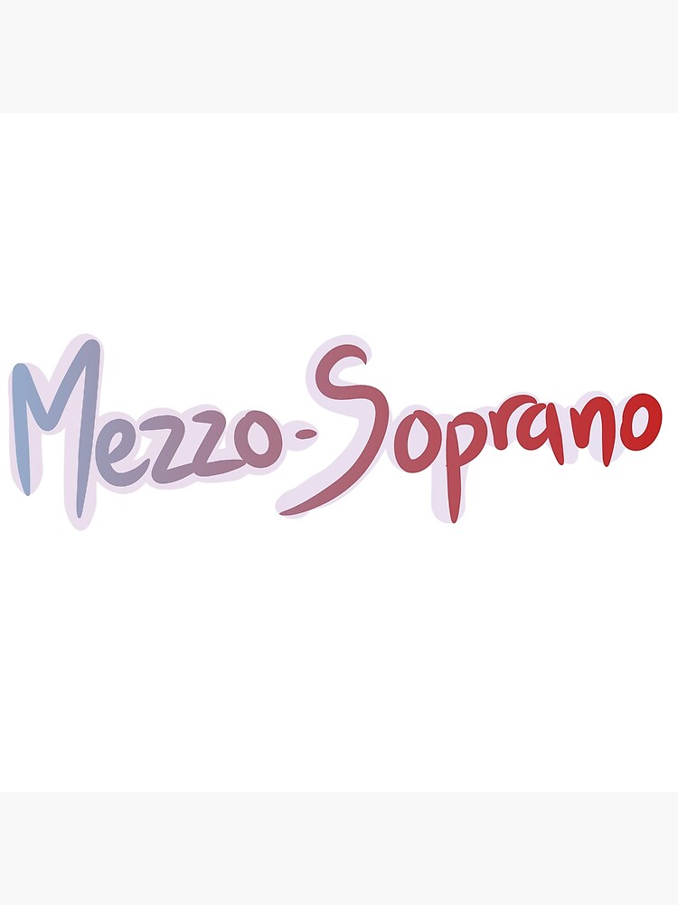 "Mezzo-Soprano singer, vocal range" Poster by smmcommerce001 | Redbubble