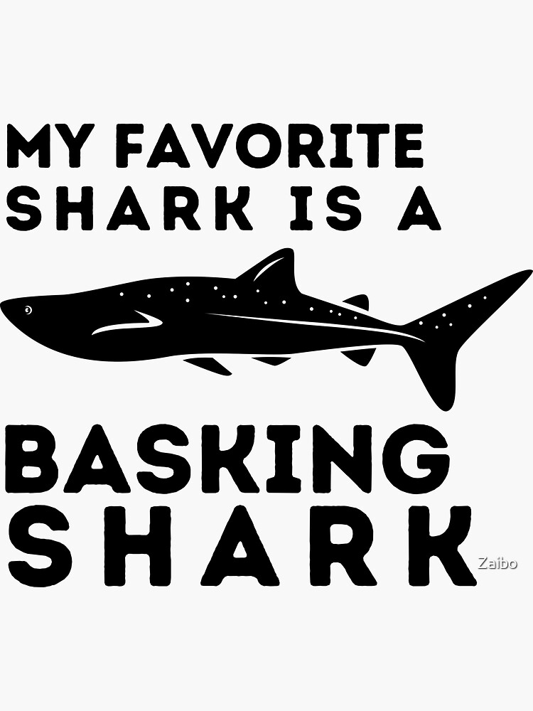 "basking shark" Sticker for Sale by Zaibo | Redbubble