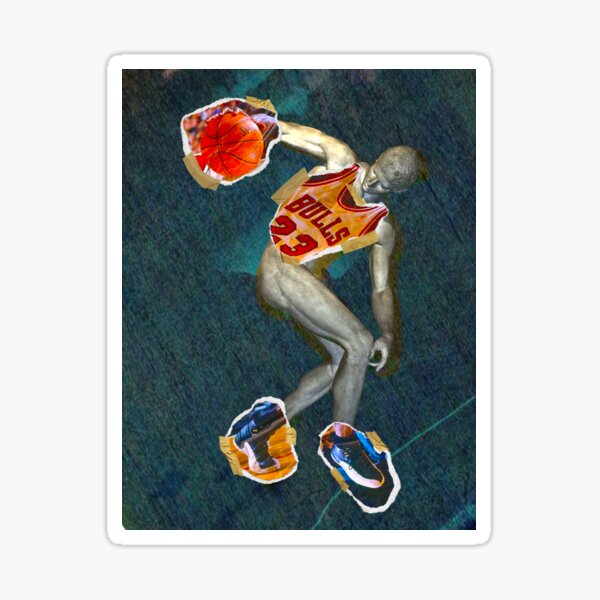 "Sculpted Baller" Sticker for Sale by 90sOE | Redbubble