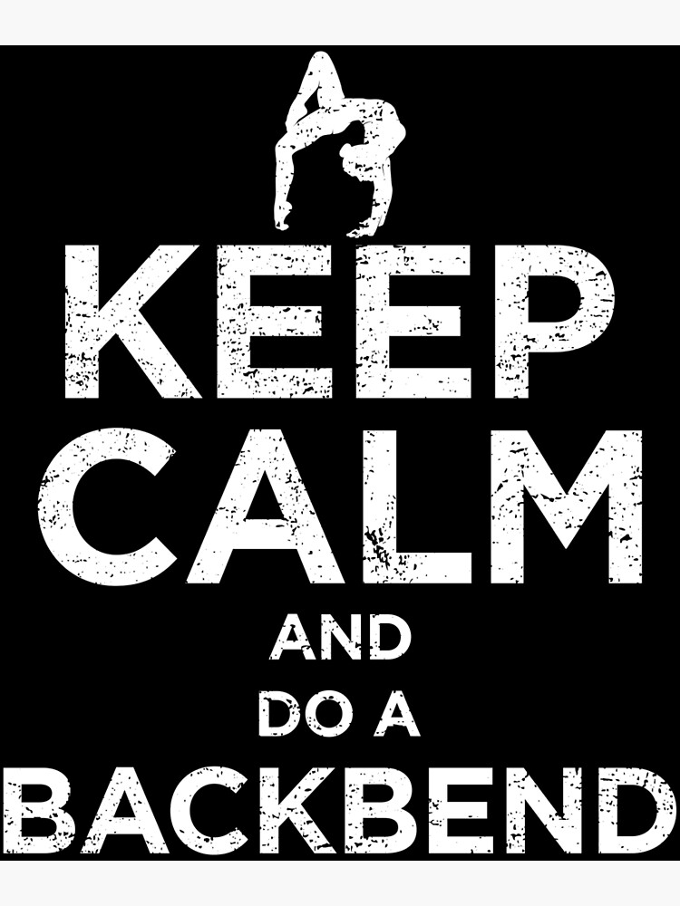 Póster «Do A Backbend Funny Gymnastics Contortionist imprimir» de ...