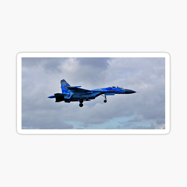 Sticker « Sukhoi SU-27 Flanker », par stretchtees | Redbubble