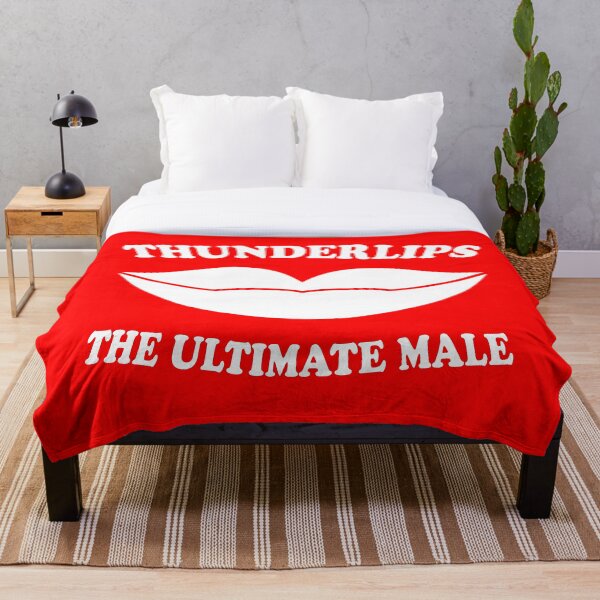 "Thunderlips" Throw Blanket for Sale by Indestructibbo | Redbubble