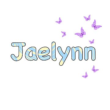 "Custom sticker - Jaeylnn" Sticker for Sale by Mariluz Perez | Redbubble