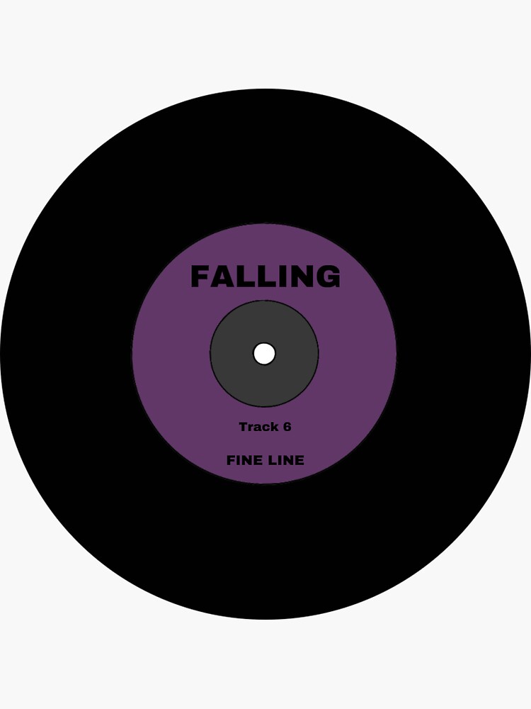 "Falling vinyl" Sticker for Sale by isreaok | Redbubble