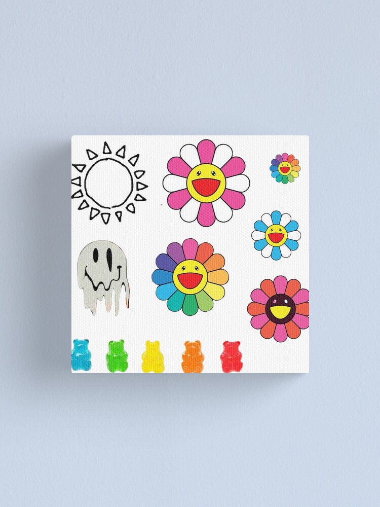 "Indie Aesthetic sticker pack " Canvas Print for Sale by Soniahajiyani ...