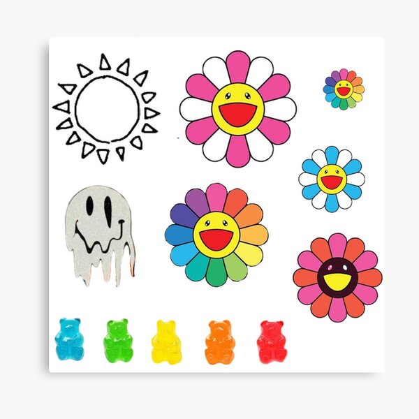 "Indie Aesthetic sticker pack " Canvas Print for Sale by Soniahajiyani ...
