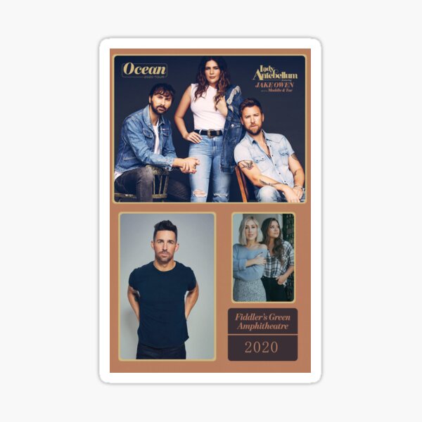 "oh my lady sing antebellum" Sticker for Sale by lambruben | Redbubble