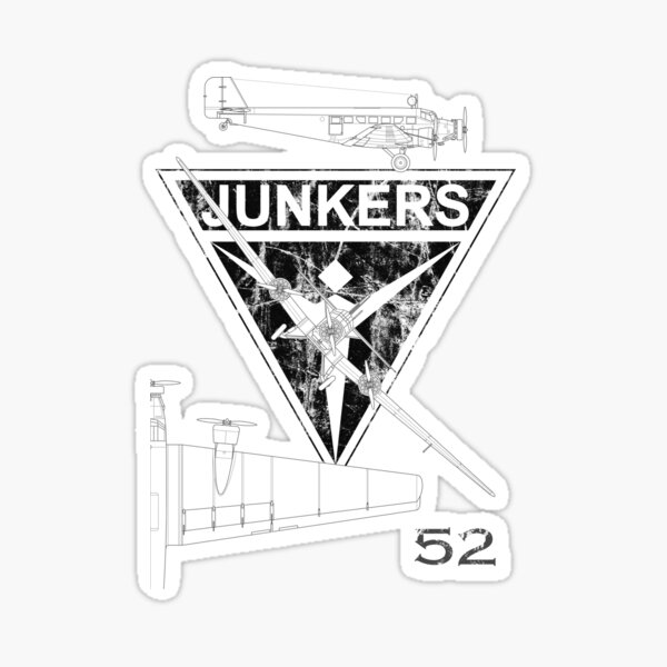 Sticker: Junkers Ju 52 | Redbubble