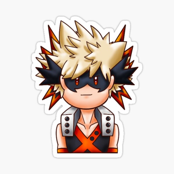 "Katsuki Bakugo" Sticker by SketchArtz | Redbubble