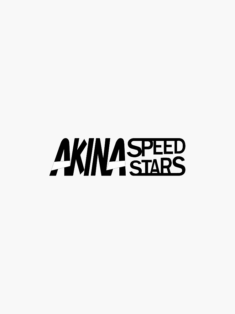 "Akina Speedstars Logo" Sticker by VinsElBins | Redbubble