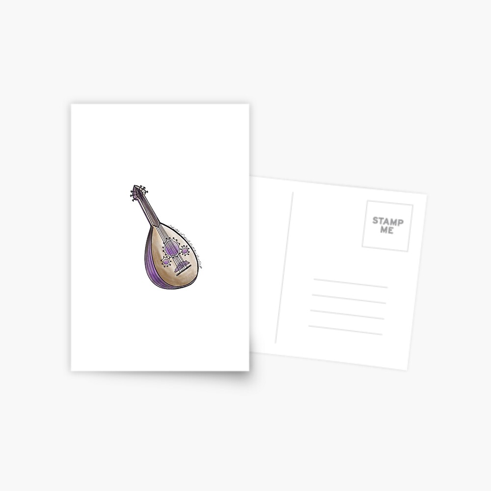 "Oud - Arabic Instrument " Sticker for Sale by Ramaalda | Redbubble