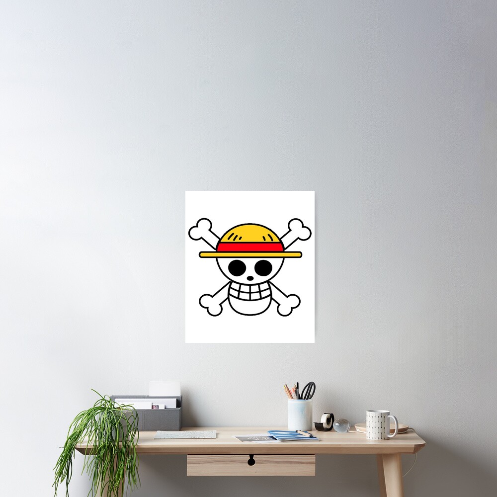 Poster « One Piece Mugiwara Logo », par VinsElBins | Redbubble