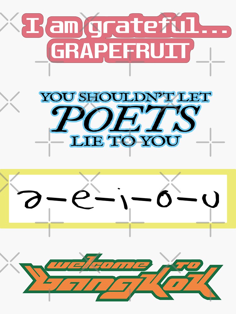 "Funny bjork Quotes Sticker Pack" Sticker by DESPERATEANDY | Redbubble