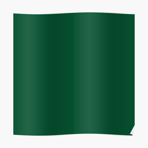 "Elegant Dark Green Accent Color" Poster for Sale by Monochronicity ...