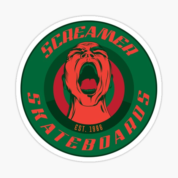 "Screamer Skateboards" Sticker for Sale by FGstore | Redbubble