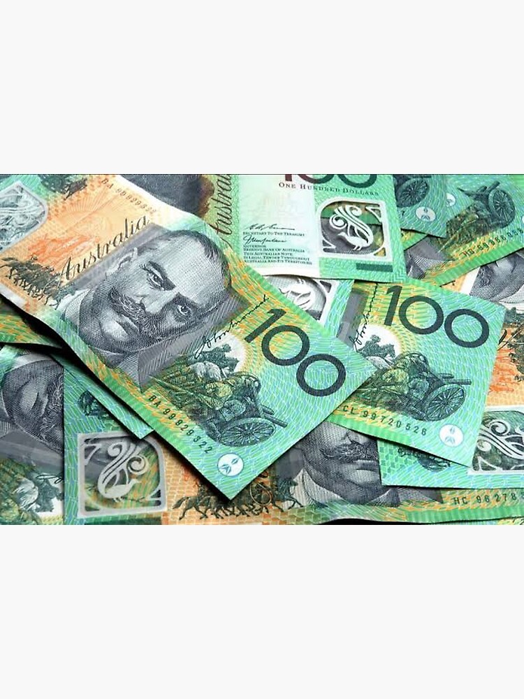 "Australian $100 notes" Sticker for Sale by KushMink | Redbubble