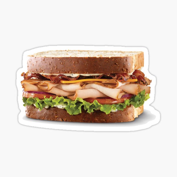 "Delicious Turkey Sandwich" Sticker for Sale by EtherSales | Redbubble