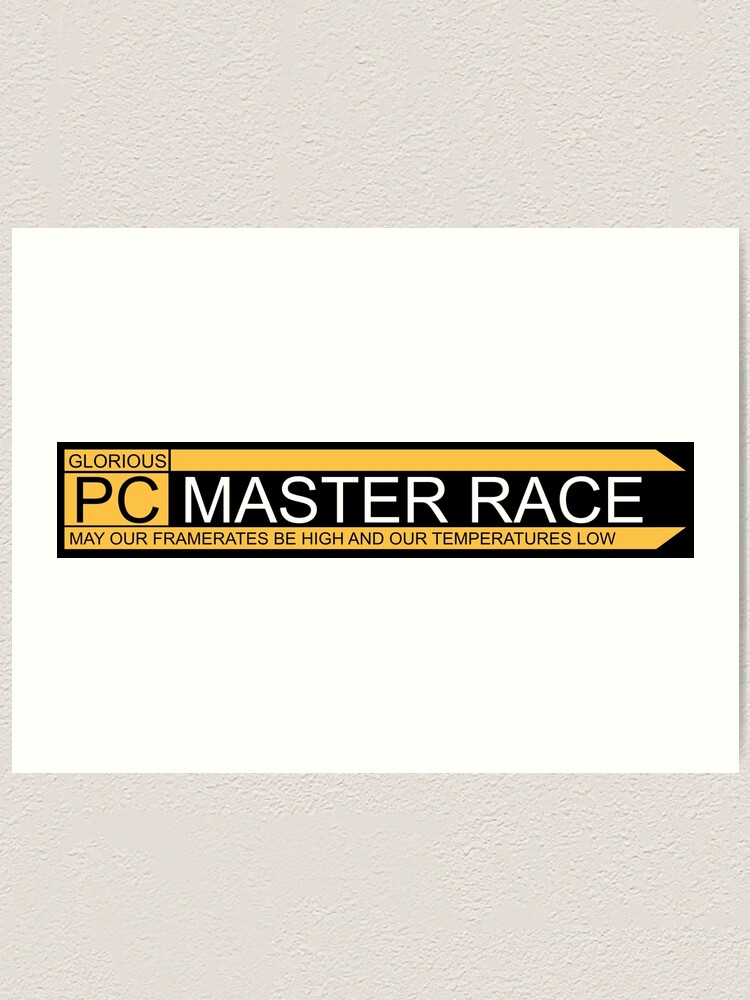 "PC Master Race Logo " Art Print by AleksO | Redbubble