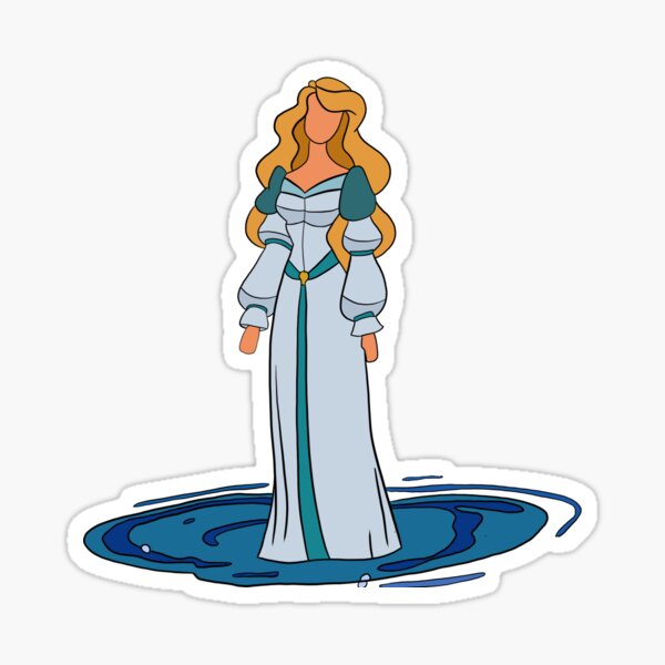 "Odette Transformation-The Swan Princess Sticker" Sticker for Sale by ...