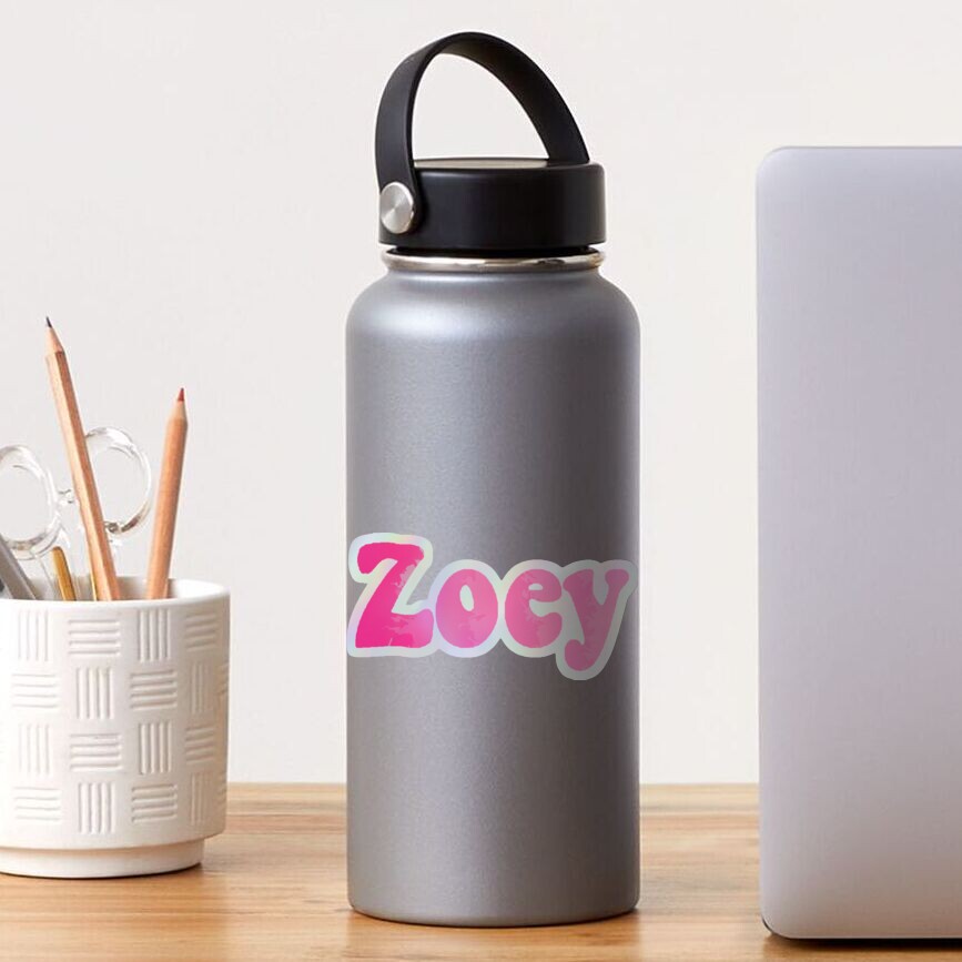 "Zoey" Sticker for Sale by haleyashcraft | Redbubble
