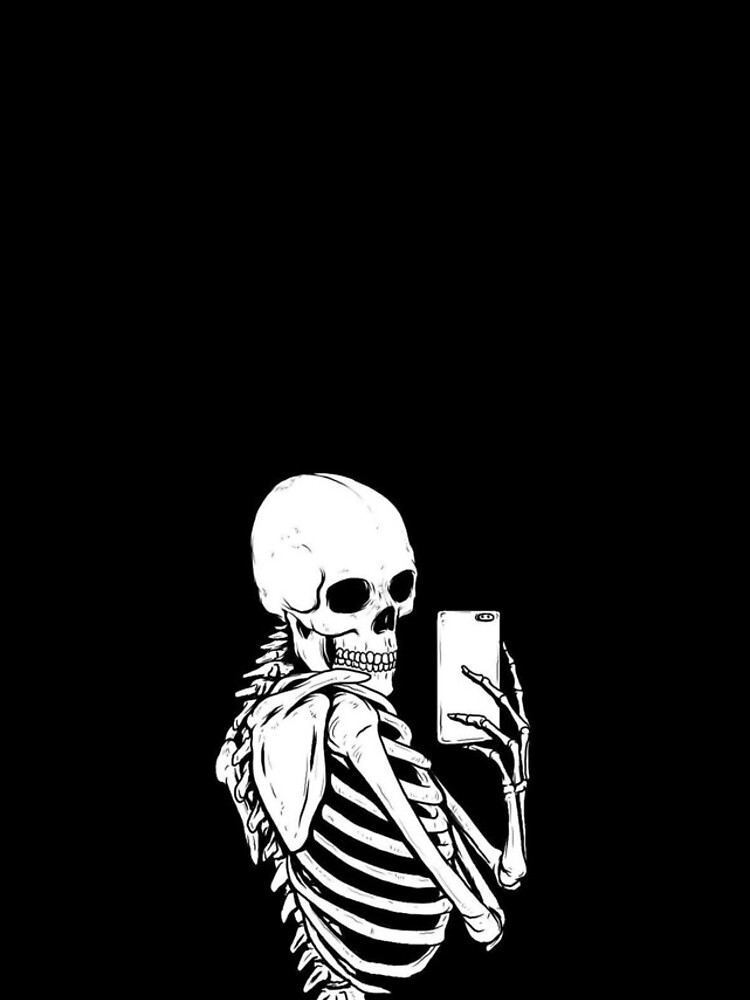 "Skeleton: Selfie" iPhone Case for Sale by noahhorvath | Redbubble