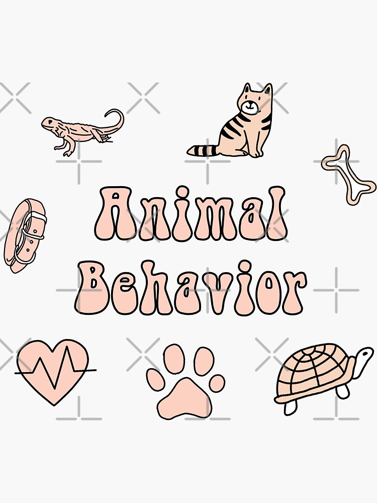 "Animal Behavior Major Design Pack " Sticker for Sale by ehalverson101 ...