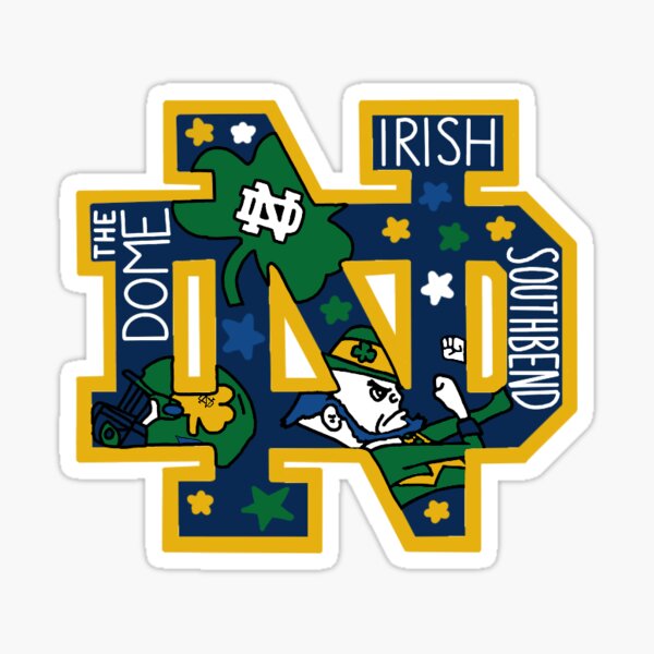 "ND" Sticker for Sale by rrussell773 | Redbubble