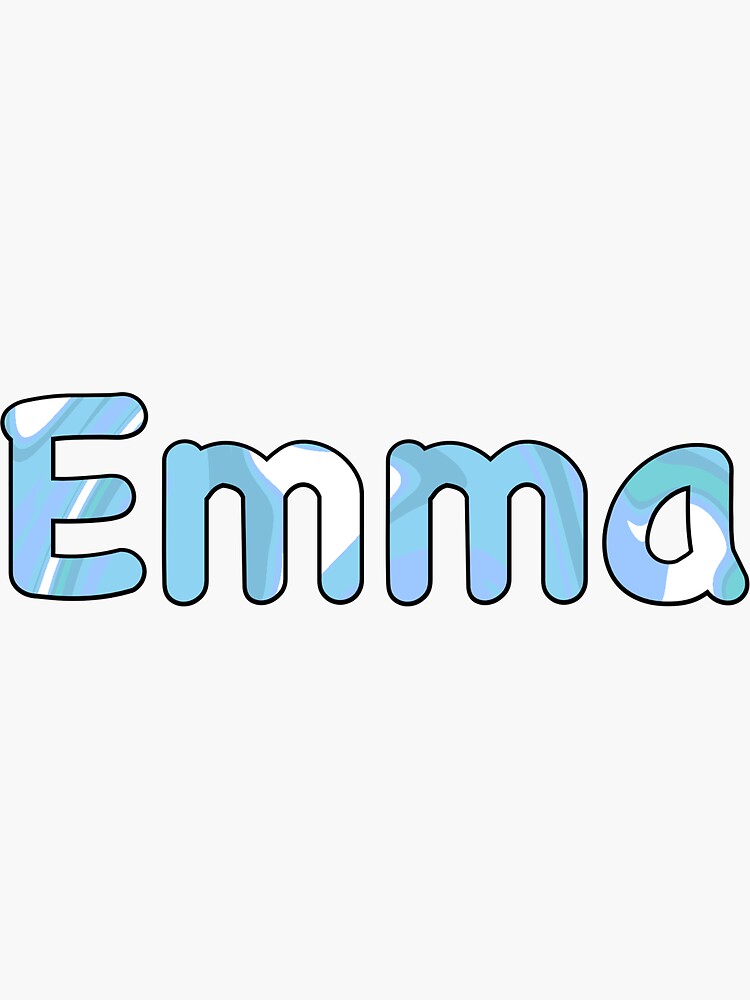 "Custom sticker- Emma" Sticker for Sale by Gymnast146 | Redbubble