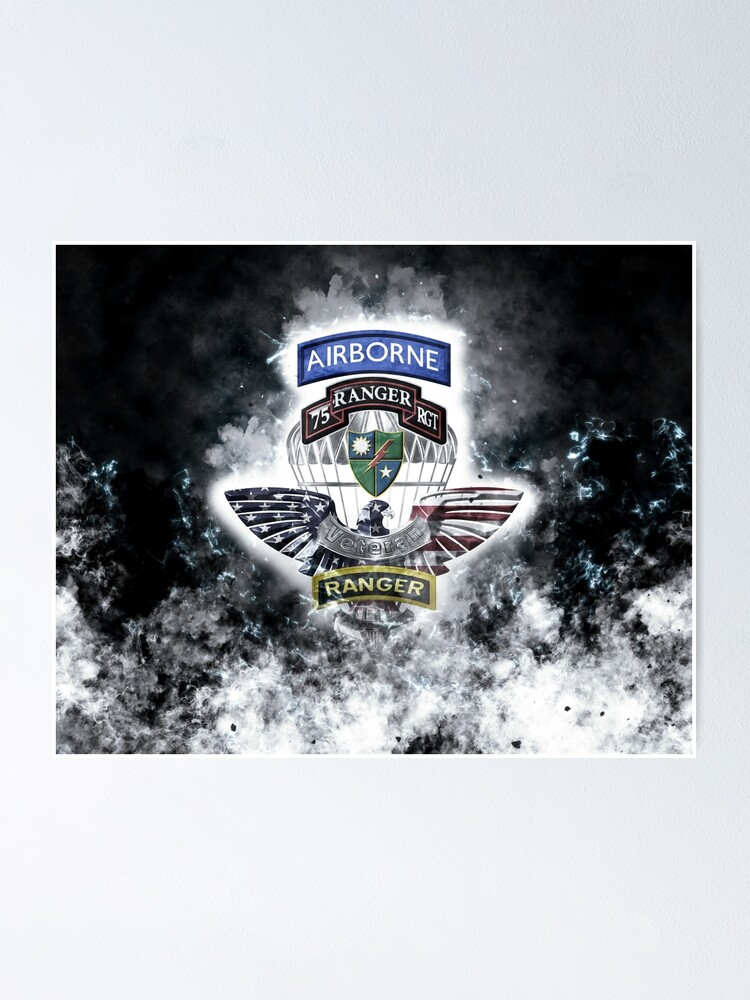 "Explosive 75th Ranger Regiment “Rangers Lead The Way”" Poster by ...