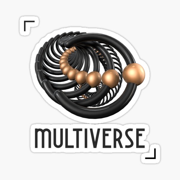 "Multiverse" Sticker for Sale by natural-20s | Redbubble