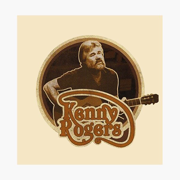 Kenny Rogers Photographic Prints | Redbubble