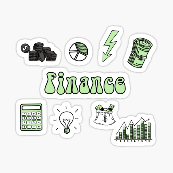"Finance Major Design Pack " Sticker by ehalverson101 | Redbubble