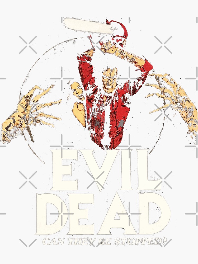 "Evil Dead" Sticker by kdrvintage | Redbubble