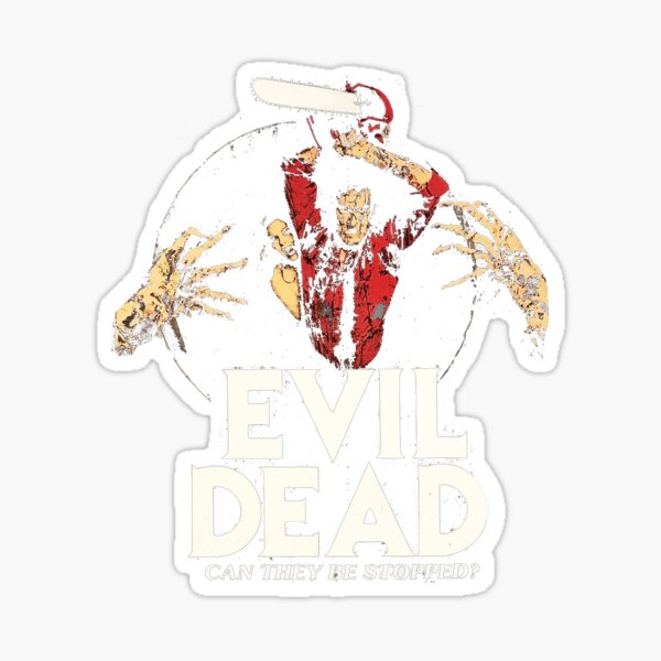 "Evil Dead" Sticker by kdrvintage | Redbubble
