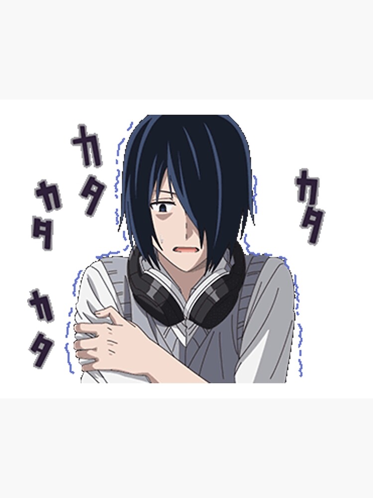 "Yuu Scared Meme" Poster for Sale by dumbanimememes | Redbubble