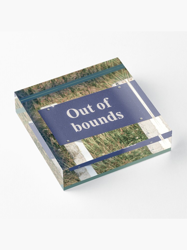 Out Of Bounds Golf Signs at Mee Gorman blog