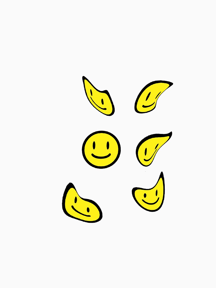 "Warped Smiley Face Sticker Pack" T-shirt for Sale by sarahecht ...