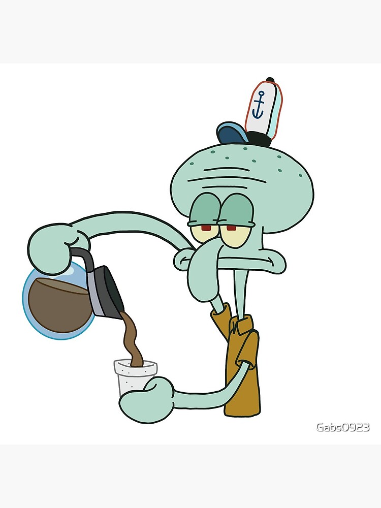 "Squidward Coffee" Photographic Print for Sale by Gabs0923 | Redbubble