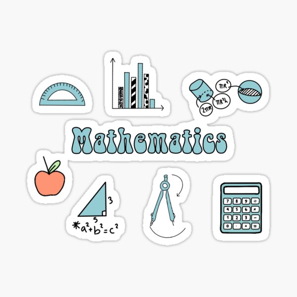 "Mathematics Major Design Pack " Sticker for Sale by ehalverson101 ...