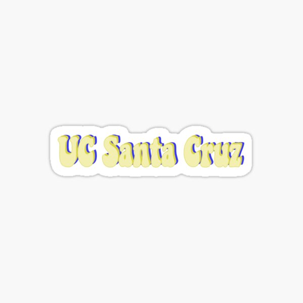 "UC Santa Cruz " Sticker for Sale by ryliebooth | Redbubble
