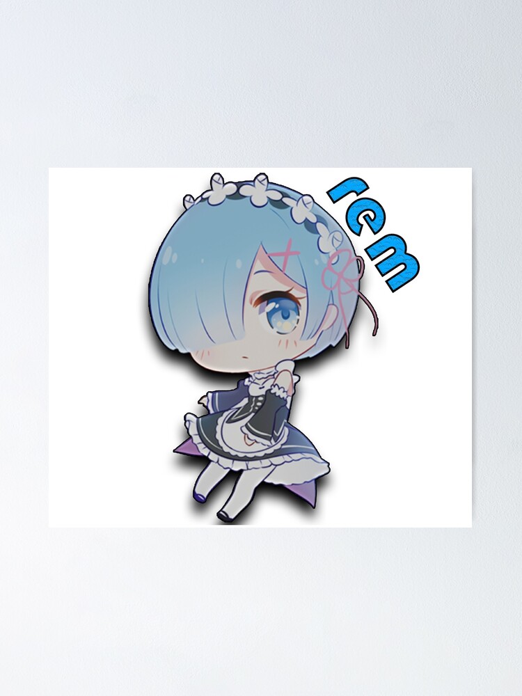 "Rem - re:zero" Poster for Sale by Yato-san | Redbubble