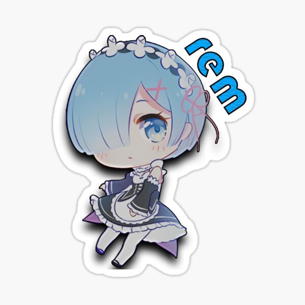 "Rem - re:zero" Sticker for Sale by Yato-san | Redbubble