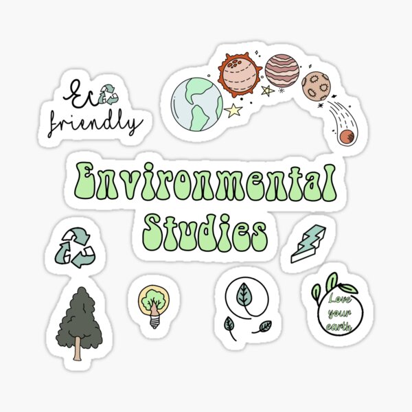 "Environmental Studies Major Design Pack " Sticker for Sale by ...