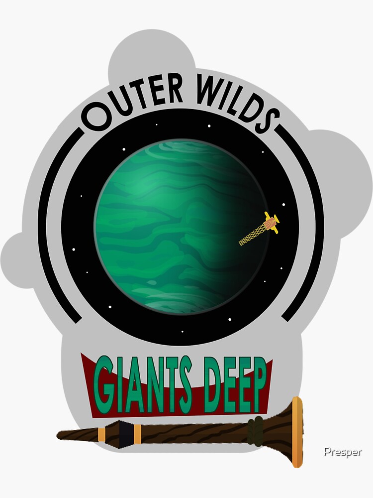 "Giants Deep: Outer Wilds" Sticker for Sale by Presper | Redbubble