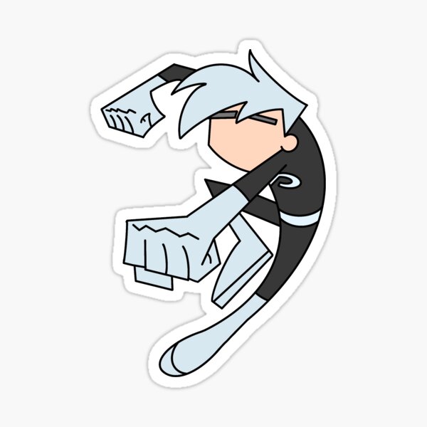 "Danny Phantom" Sticker for Sale by kenziec2001 | Redbubble