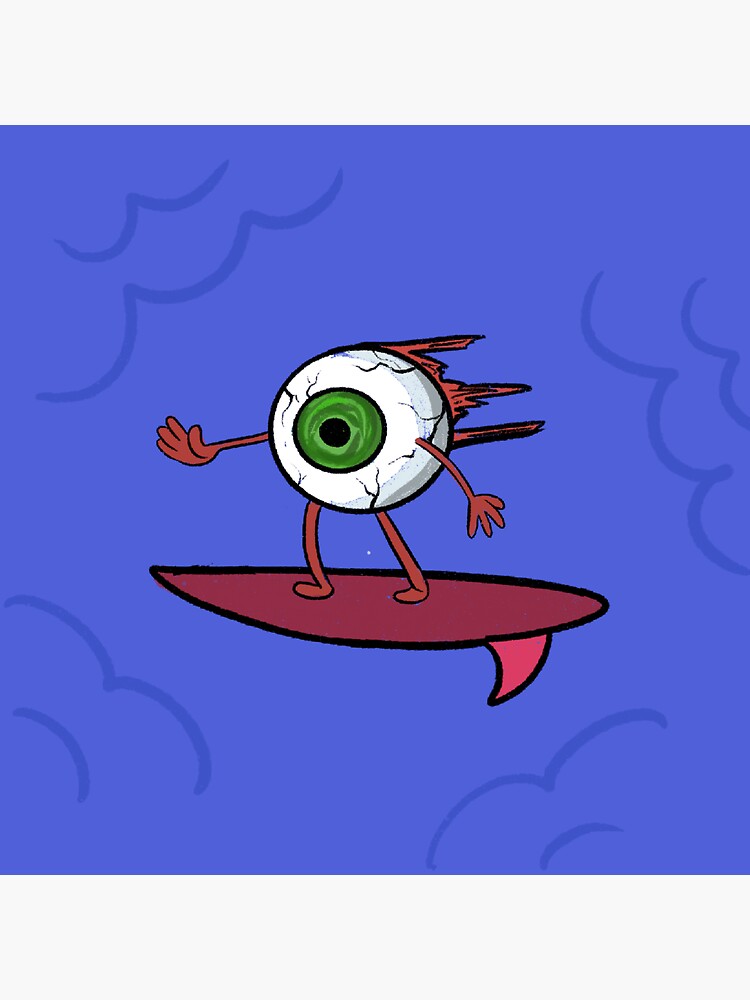 "Cowabunga!" Sticker by ttessarh | Redbubble