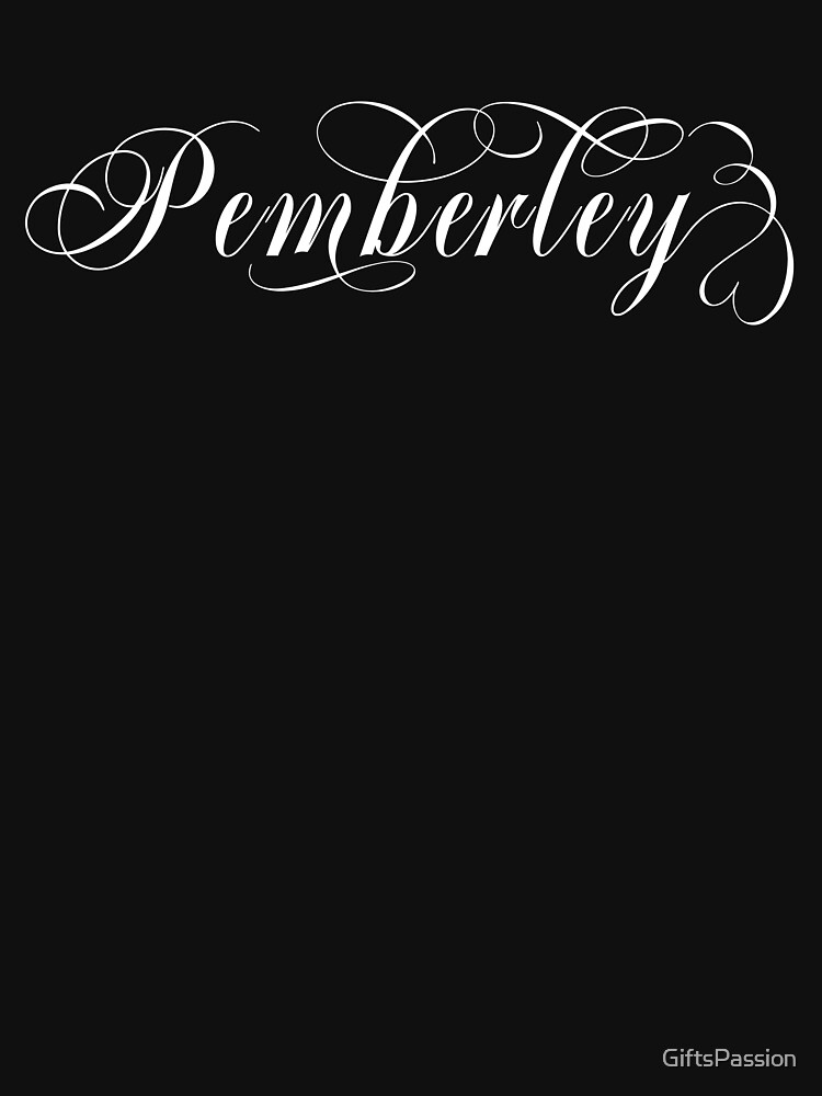 "Pemberley Gift | Pride and Prejudice Gift | Jane Austen Gift" T-shirt ...